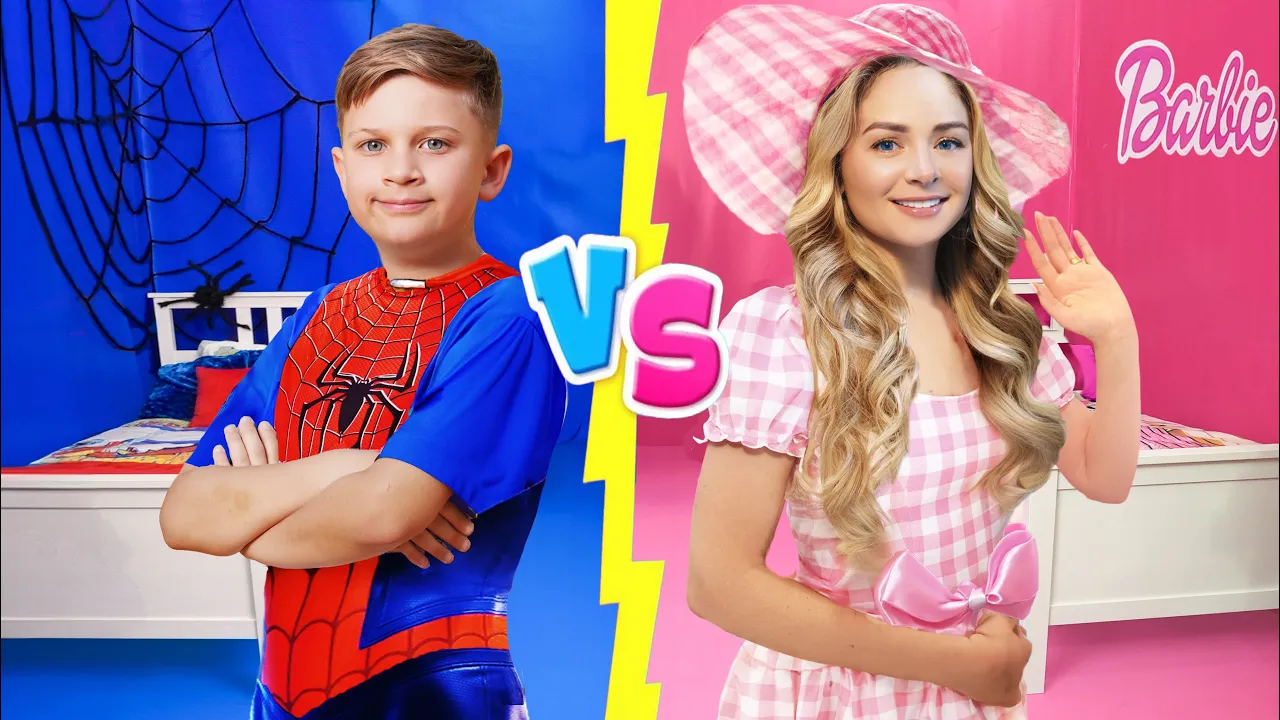 Watch Barbie House VS Spiderman House Streaming Online on Moviebox