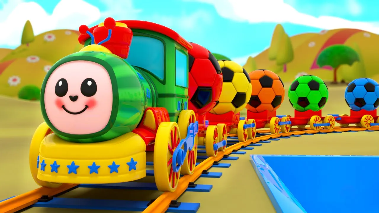 Watch Cocomelon Color Train - Wheels on the Train - Baby Nursery Rhymes ...