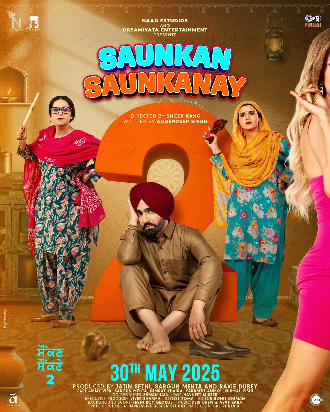Regardez Saunkan Saunkanay 2 [Punjabi] en streaming en ligne sur Moviebox